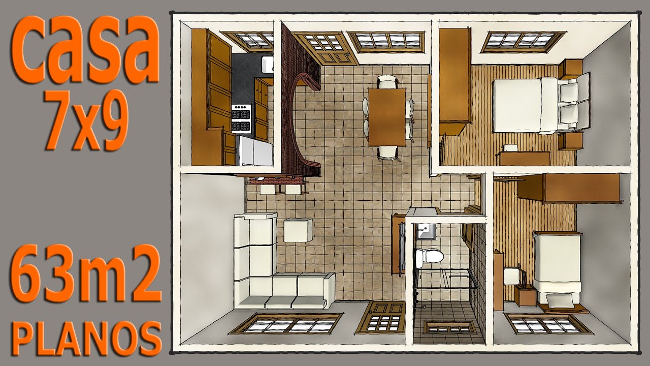 Planos De Casas Para Dibujar En Papel