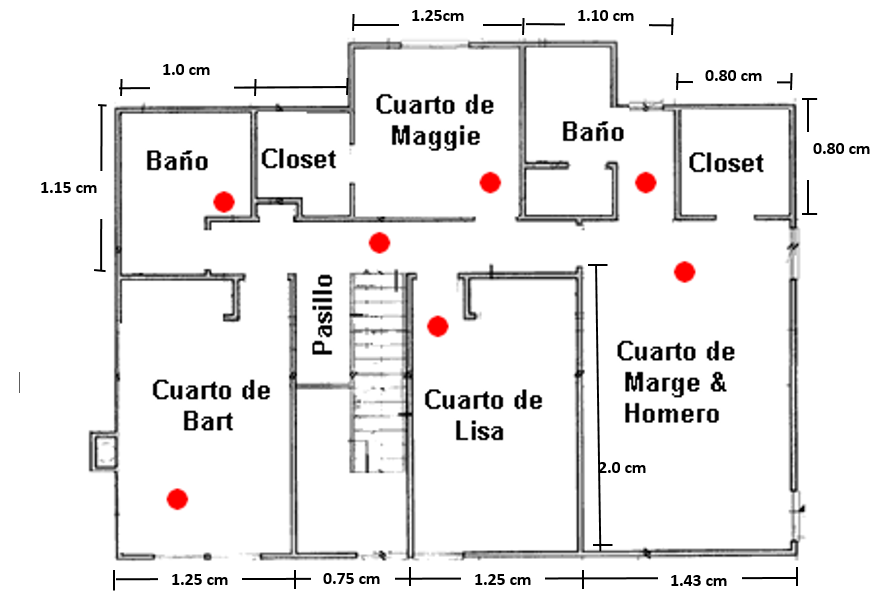 Dónde encontrar planos de la casa de Los Simpson para imprimir
