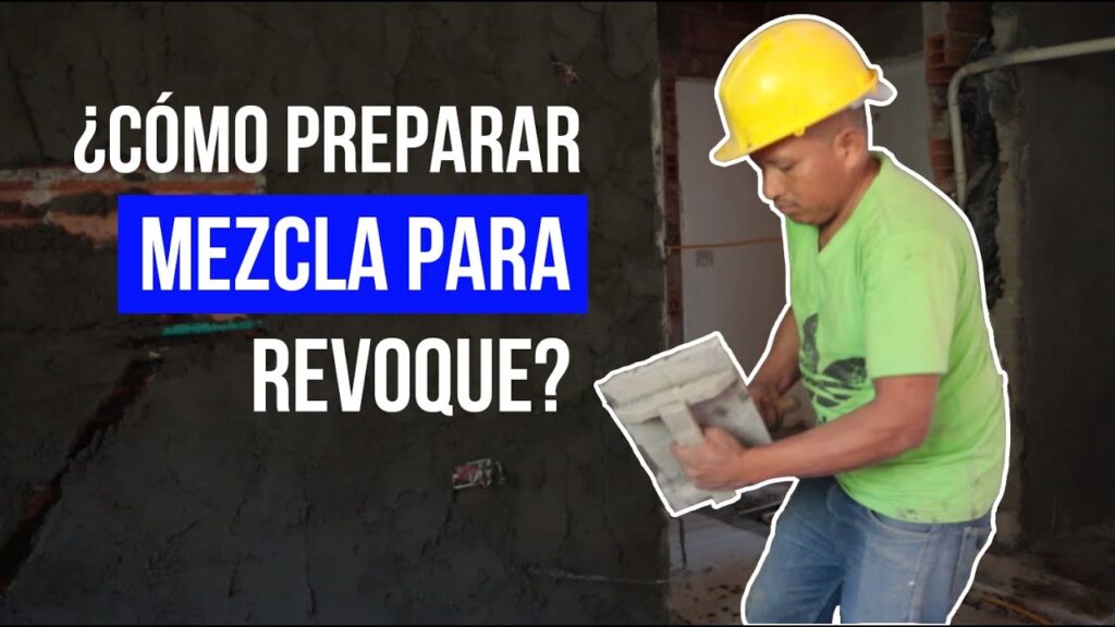 Qué proporciones usar para mezclar revoque grueso en construcción